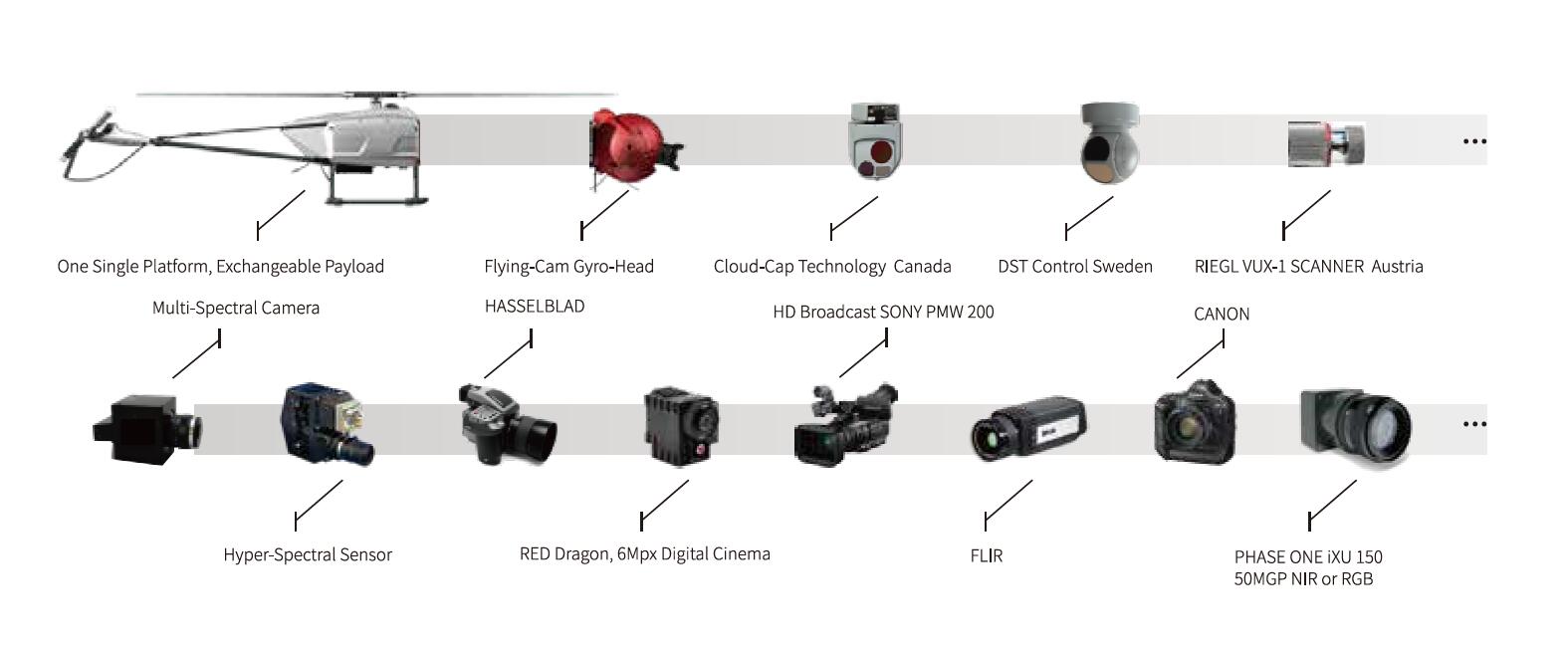 Flying-Cam 25-150KG 工业级智能无人直升机系统 - 劳雷地球物理Greenview
